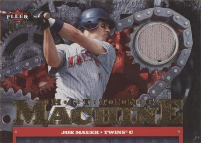 2007 Fleer Ultra - Hitting Machine Joe Mauer #HM-JM Materials (MEM) for ...