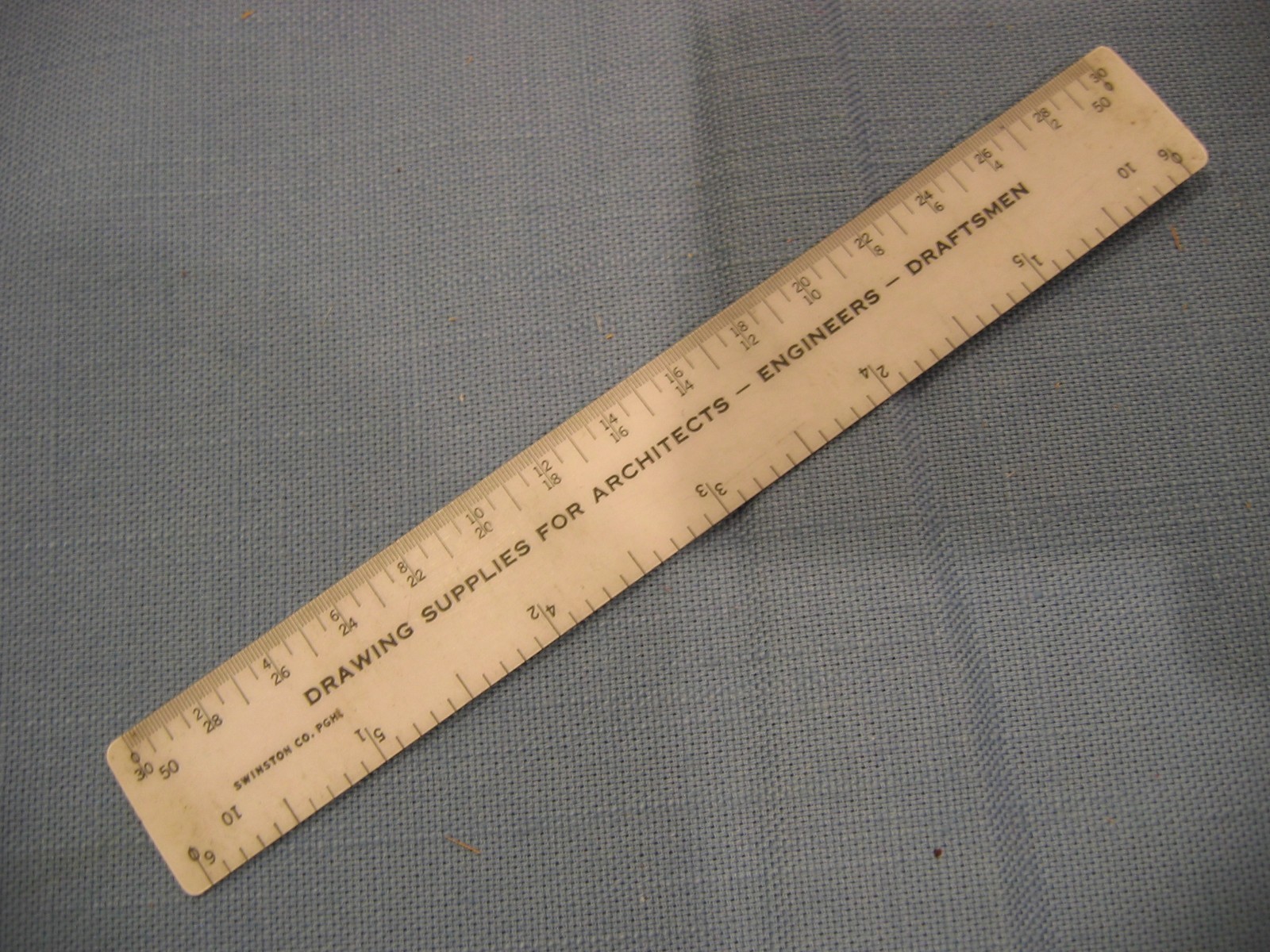 Vintage Plastic Ruler BK ELLIOTT Drawing Supplies Pittsburgh Detroit ...