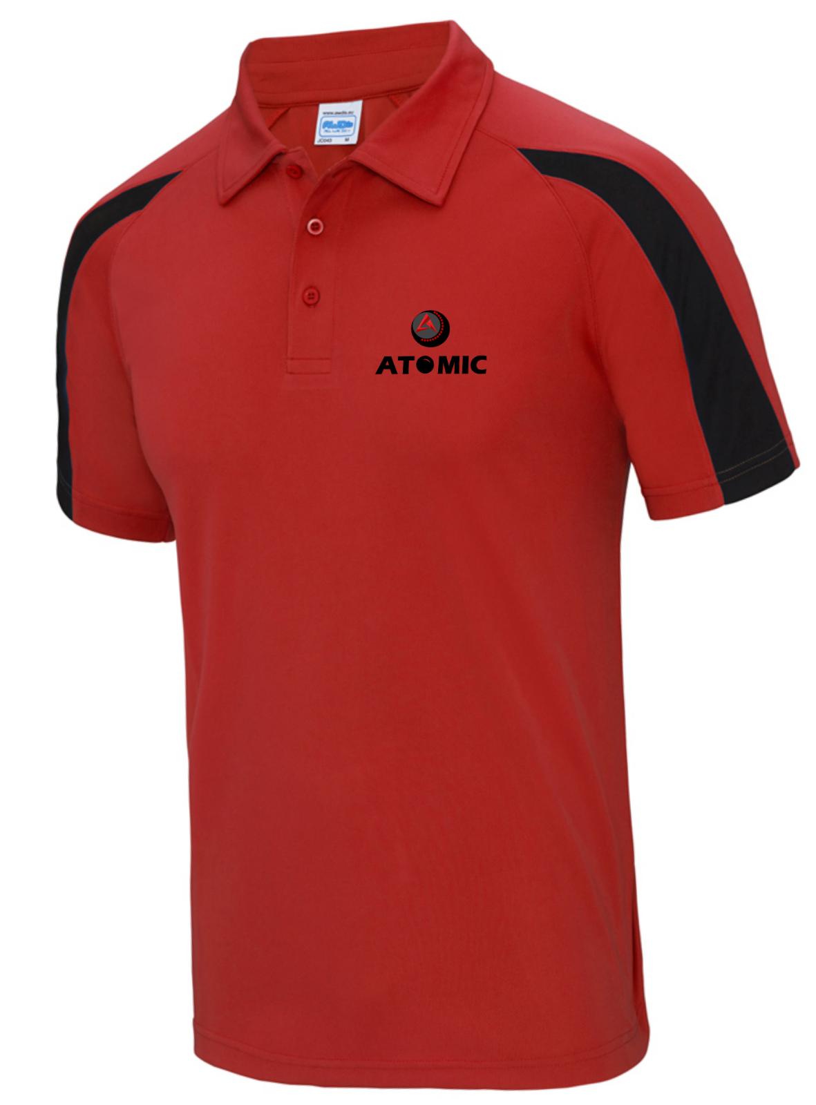 Personalised Atomic Bowls Premuim Coloured Performance Lawn Bowls Polo ...