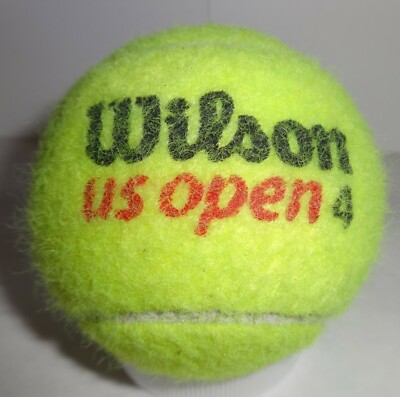 6 Used Tennis Balls WILSON US OPEN High Quality FREE SHIPPING Ball 4 ...