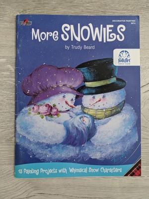 More Snowies by Trudy Beard Plaid Snowman Decorative Tole Painting 9874 ...