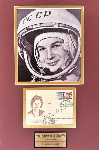 Autograph First Women In Space Valentina Tereshkova (rare, with COA) | eBay