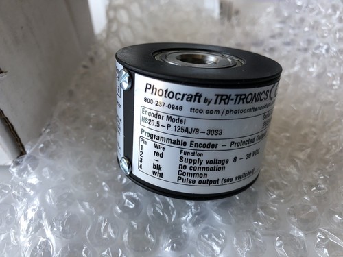 Photocraft Tri-Tronics HS20.5-P.125AJ/8-30S3 Prgrmble HS20 Hollow Shaft ...