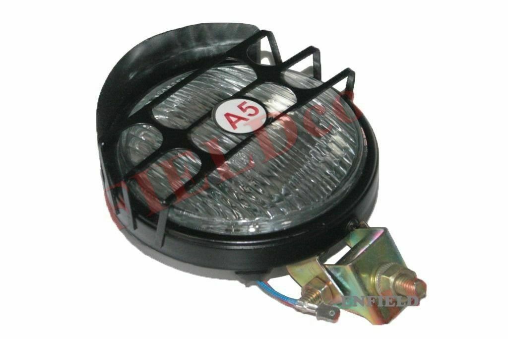 5" Steel Body Halogen Fog Lamp Work Light with Grill Jeeps Tractor ...