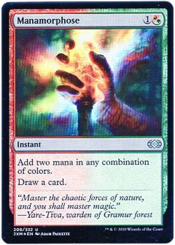 MANAMORPHOSE FOIL X1 MAGIC Mtg DOUBLE MASTERS MINT/NEAR MINT (M/NM) | eBay