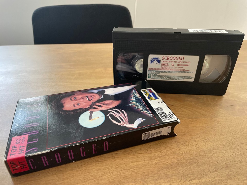 Scrooged (VHS/VCR Tape, 2002) Bill Murray Karen Allen Bobcat Goldthwait ...