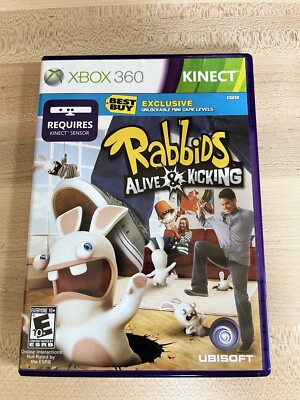 Rabbids: Alive & Kicking Xbox 360 Kinect 8888596967| eBay