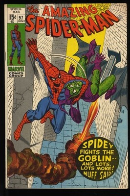 Amazing Spider-Man #97 VF- 7.5 National Diamond Sales Variant Marvel ...