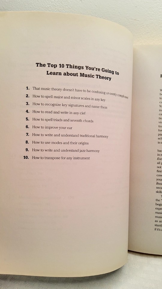 The Everything Music Theory Book 2nd Edition By Marc Schonbrum With CD ...