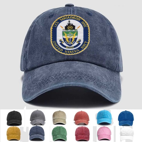 Custom Personalization Embroidered Hat LCS Squadron One, Veteran Cap ...