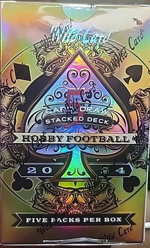 🔥 2024 Stacked Deck Football Hobby Box All Autos Wild Card Poss. Joker ...