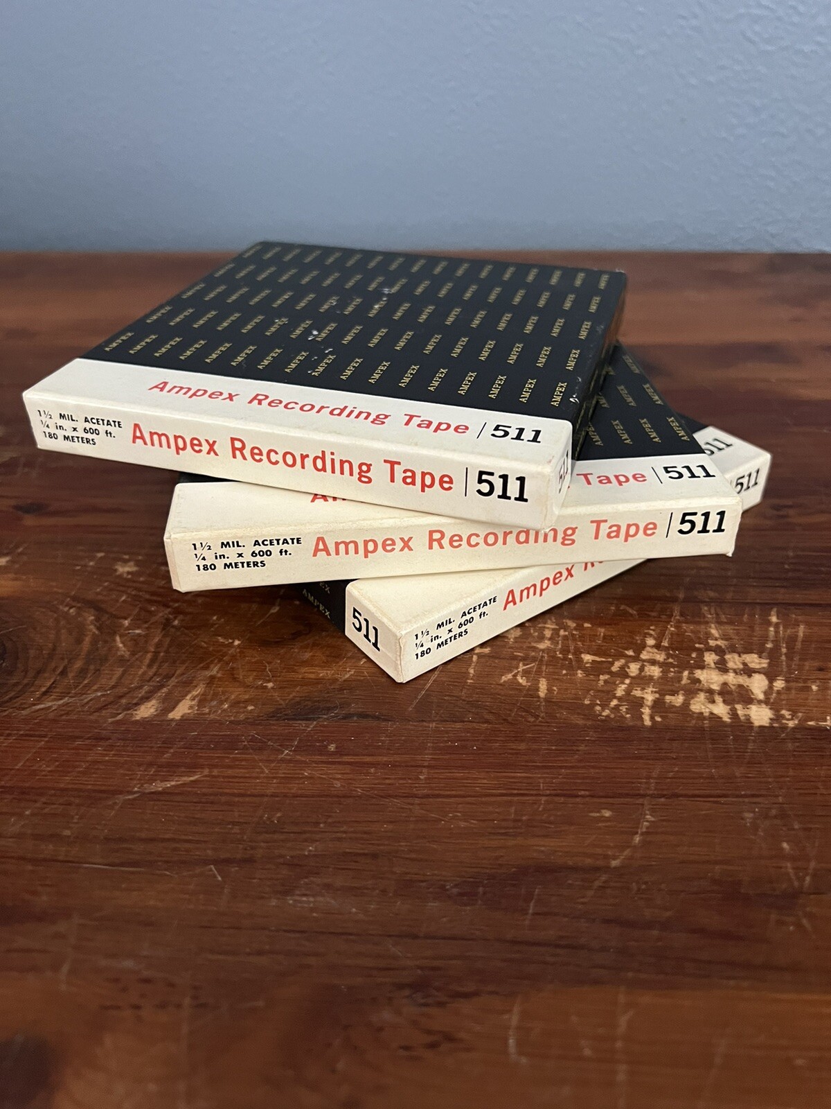 Lot 3 AMPEX 511 Professional Reel to Reel Recording Tapes Prerecorded 1 ...