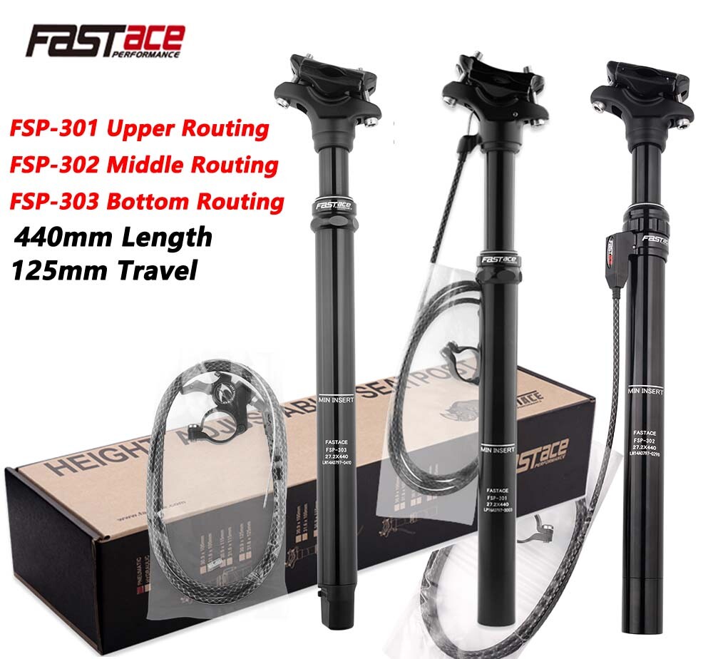 Fastace Dropper Post MTB Dropper Seatpost Remote Internal External ...