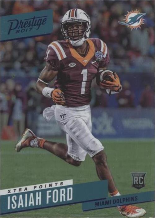 2017 Panini Prestige - Rookie Isaiah Ford #289 Xtra Points Blue (RC ...