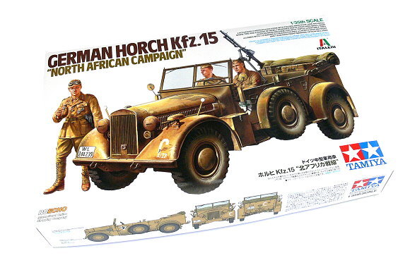 Tamiya Military Model 1/35 German Horch Kfz.15 NORTH AFRICAN CAMPAIGN ...