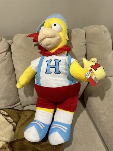 Homer Simpson Plush Doll Homer Simpson Mascot 2019 Toy Factory Jumbo 36 ...
