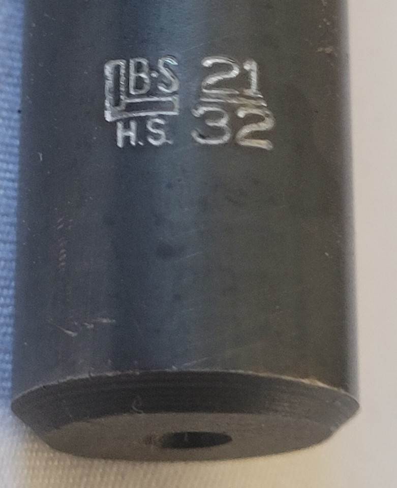 21/32" Screw Machine Drill Bit Stub High Speed 118° Point RH Cut Brown ...