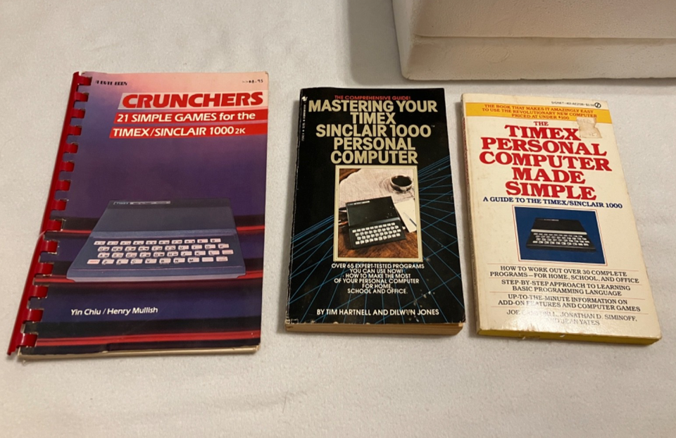 Timex Sinclair 1000 Computer, 1016 16K RAM Module, 2040 Printer and Guide Books | eBay