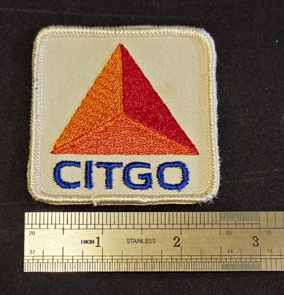 NOS CITGO Gas Station Vtg Uniform Patch 2½" x 2½" (White) | eBay UK