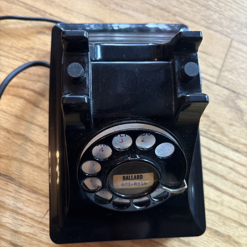 Western Electric Model 302 Rotary Desk Telephone F1 Handset –Original ...