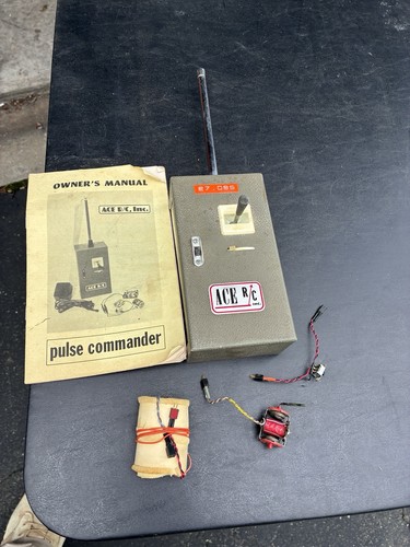 Working Ace Pulse Commander Single Channel R/c Model Airplane System | eBay