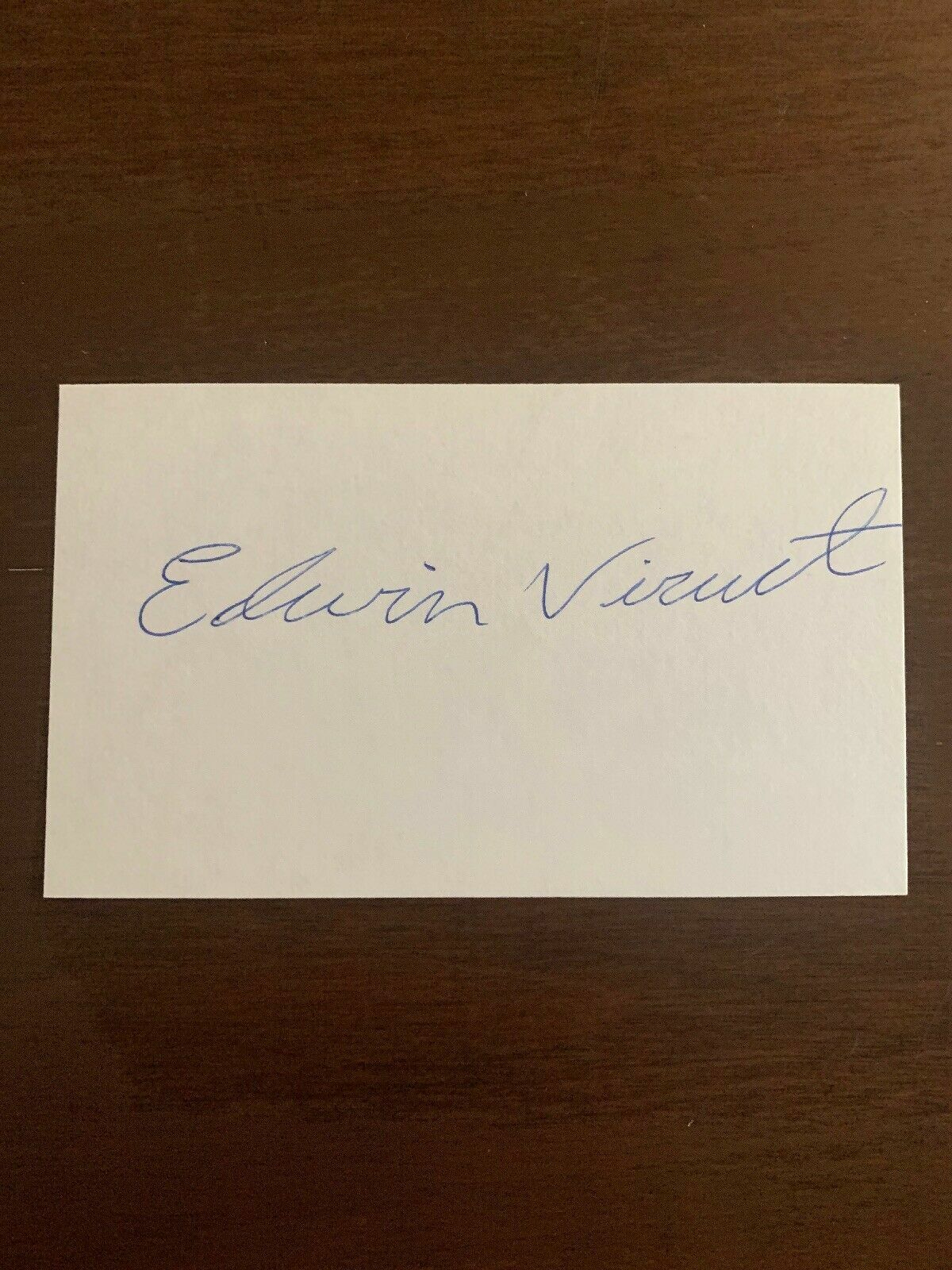 EDWIN VIRUET - BOXER - AUTHENTIC AUTOGRAPH SIGNED- B5931 | eBay