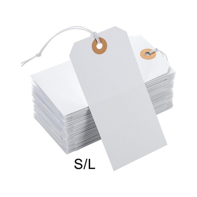 100pcs Gift Tags with String, Gift Wrapping Tags, Clothing Tags ...