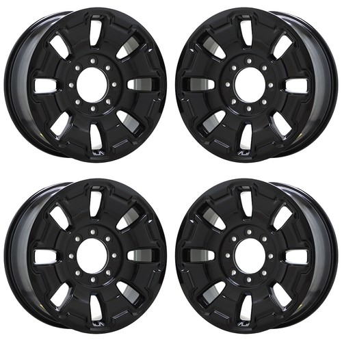 20" Ford F250 F350 SRW Gloss Black wheels rims Factory OEM set 10487 ...