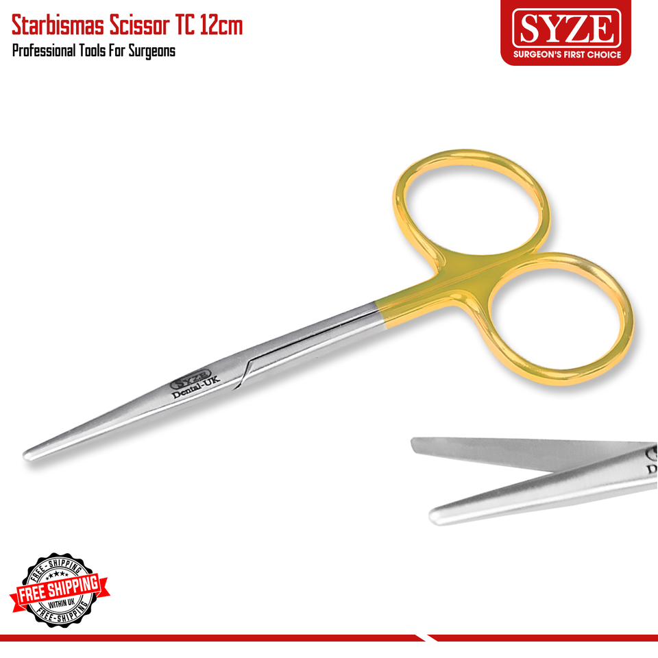 Castroviejo Micro Spring Surgical Scissors Medical Starbismus Scissors ...
