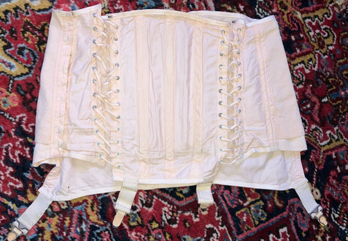 XL Vintage 50s bottom girdle corset attached gardeners | eBay