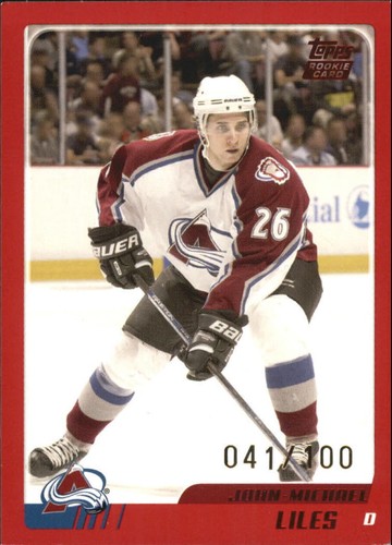 2003-04 Topps Traded - Red #TT163 John-Michael Liles /100 (RC) for sale ...