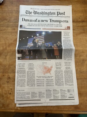 The Washington Post, Nov 7th 2024 (Special Election Edition) | eBay