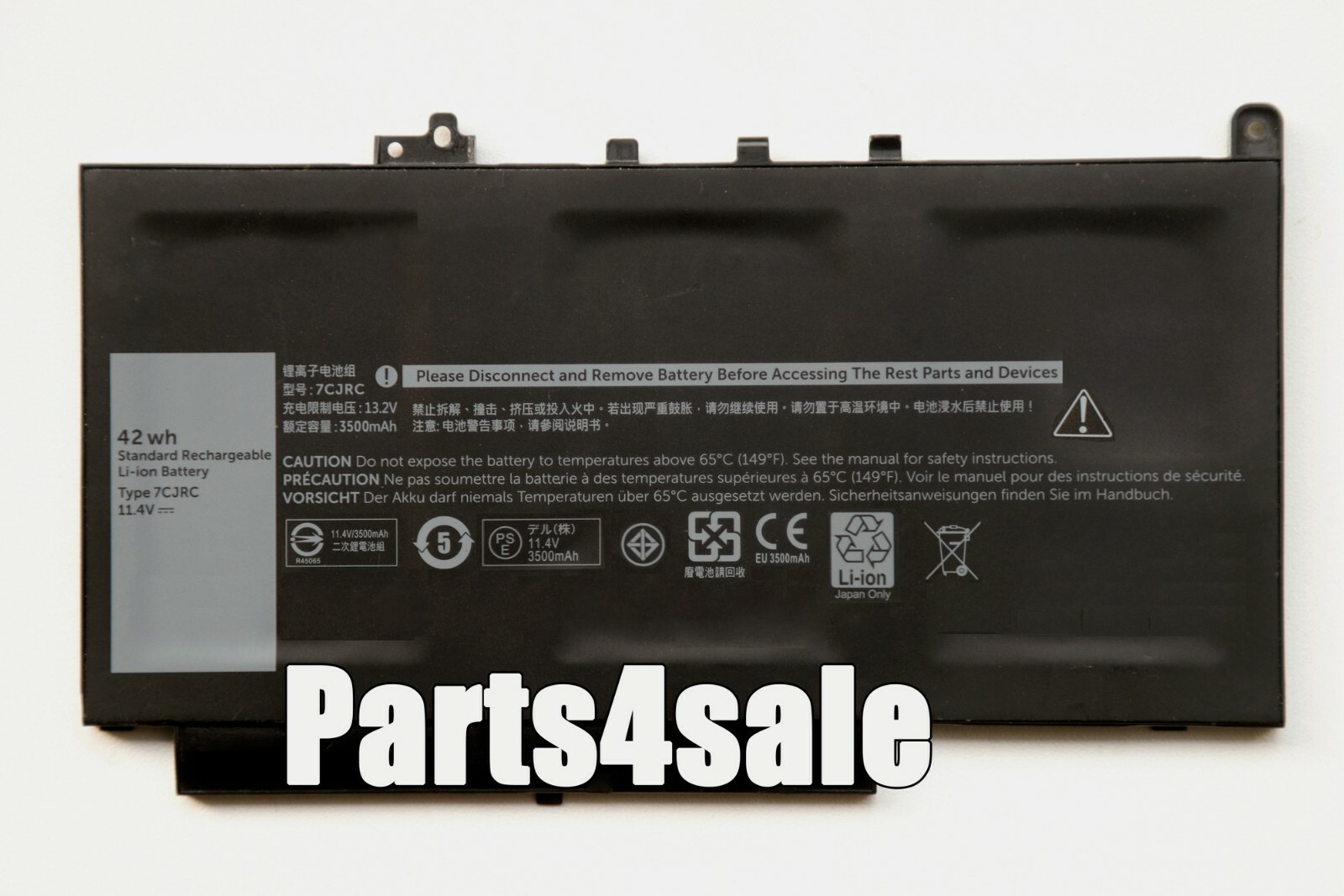 New 7CJRC Battery For Latitude E7270 E7470 Series 21X15 451-BBWR PDNM2 ...