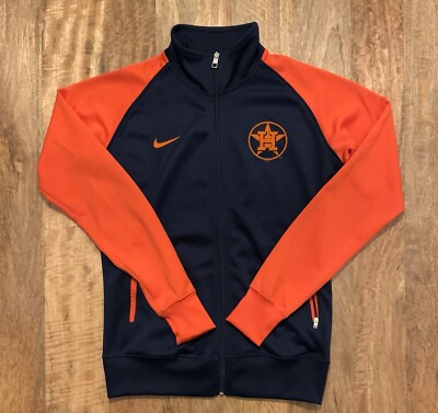 Houston Astros MLB Baseball Anthem Tracksuit Jacket Nike Mens Large ...