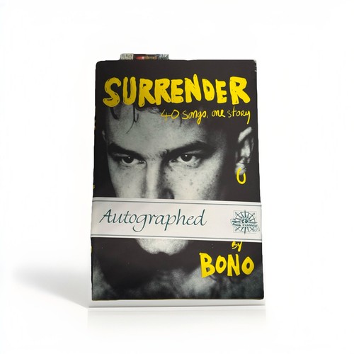 RARE NEW Surrender 40 Songs One Story SIGNED Hardcover BONO Autograph ...