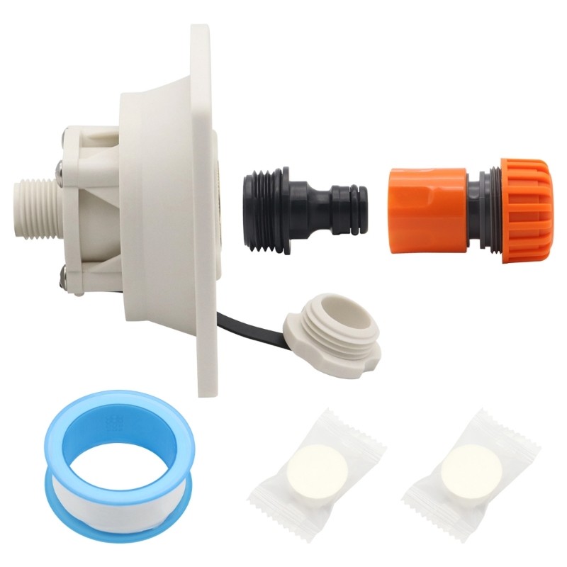 Anti Backflow Water Fill Port Heavy Duty PP Fittings 20mm Hose ...
