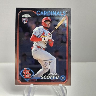 Victor Scott II 2024 Topps Chrome Update Series Rookie RC #USC48 ...