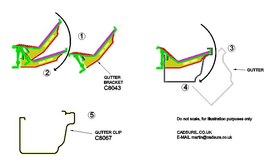K2 C8067 Replacement White Gutter Clips 4 Of | eBay UK