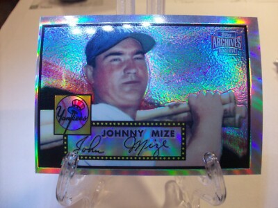 2001 Topps Archives Reserve Baseball Card #55 Johnny Mize '52 (82776 ...