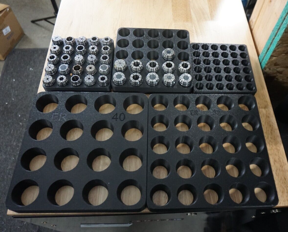 High-Quality ER40 Collet Rack - Holds 16 Collets - Made in USA - 3D ...