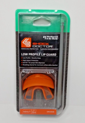 Shock Doctor Low Profile Lip Guard, Adult Gel-Fit Mouth Guard For ...