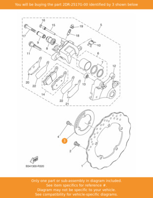 YAMAHA Rotor, Sensor, 2DR-2517G-00 OEM MTM690XSR700 TRACER 900 MT-07A ...