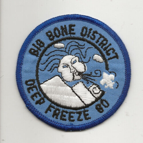 BIG BONE DISTRICT / 1980 DEEP FREEZE patch - Boy Scout BSA JE/B11 | eBay