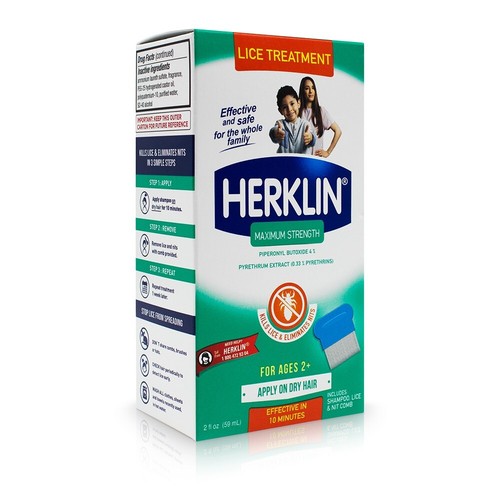 HERKLIN - LICE SHAMPOO / SHAMPOO PARA PIOJOS - 60 ML | eBay