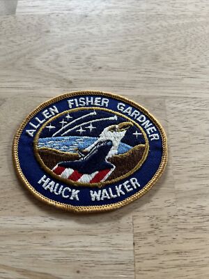 NASA Patch STS-51-A Space Shuttle Atlantis Allen Fisher Gardner Hauck ...