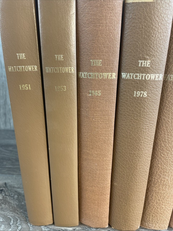 Watchtower Awake Hardcover Volumes 1951-1979 Lot of 8 Jehovah's Witness ...