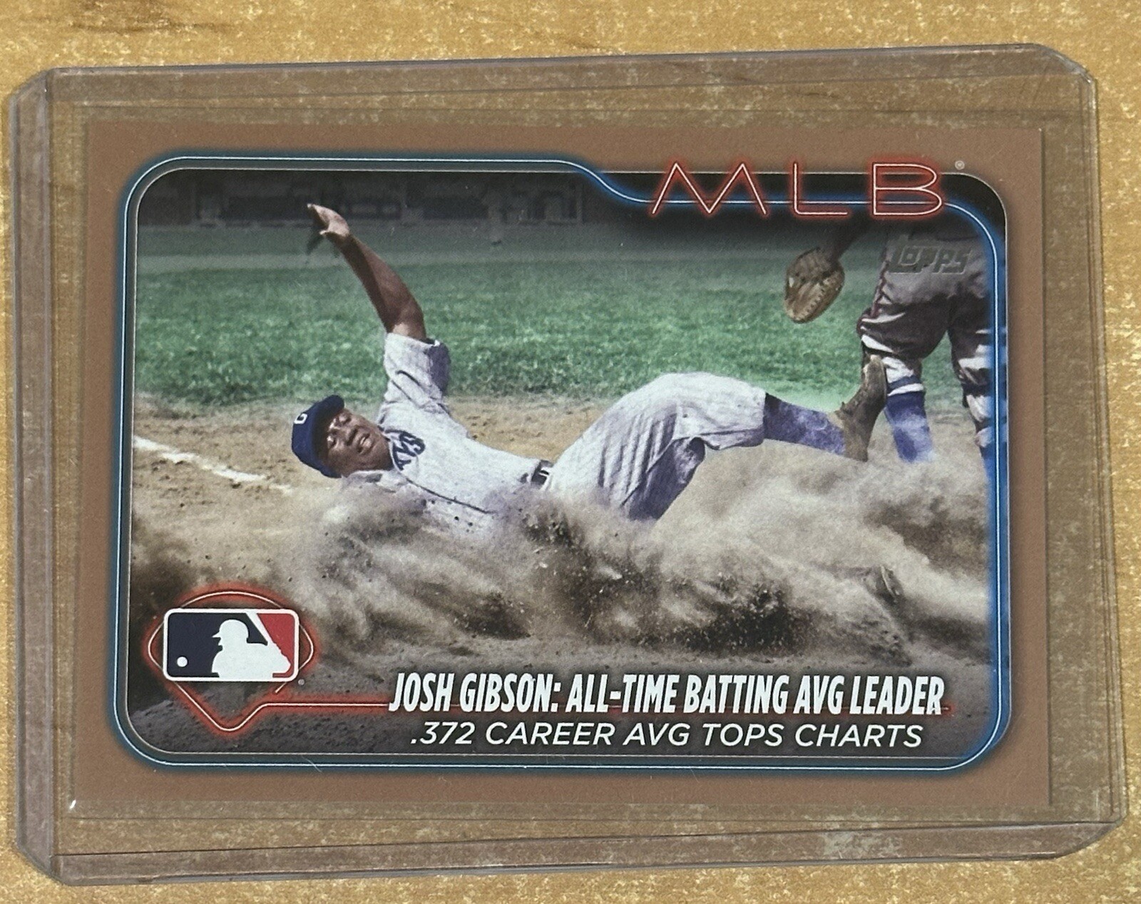 2024 Topps Update #US191 Josh Gibson All-Time Avg. Leader Gold #/2024 ...