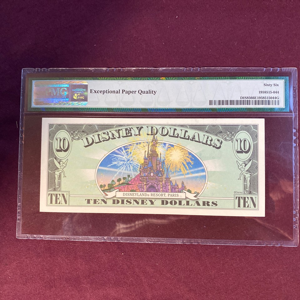 Donald Duck $10 2003 DISNEY DOLLAR PMG GRADED 66 DIS85 Block A ...