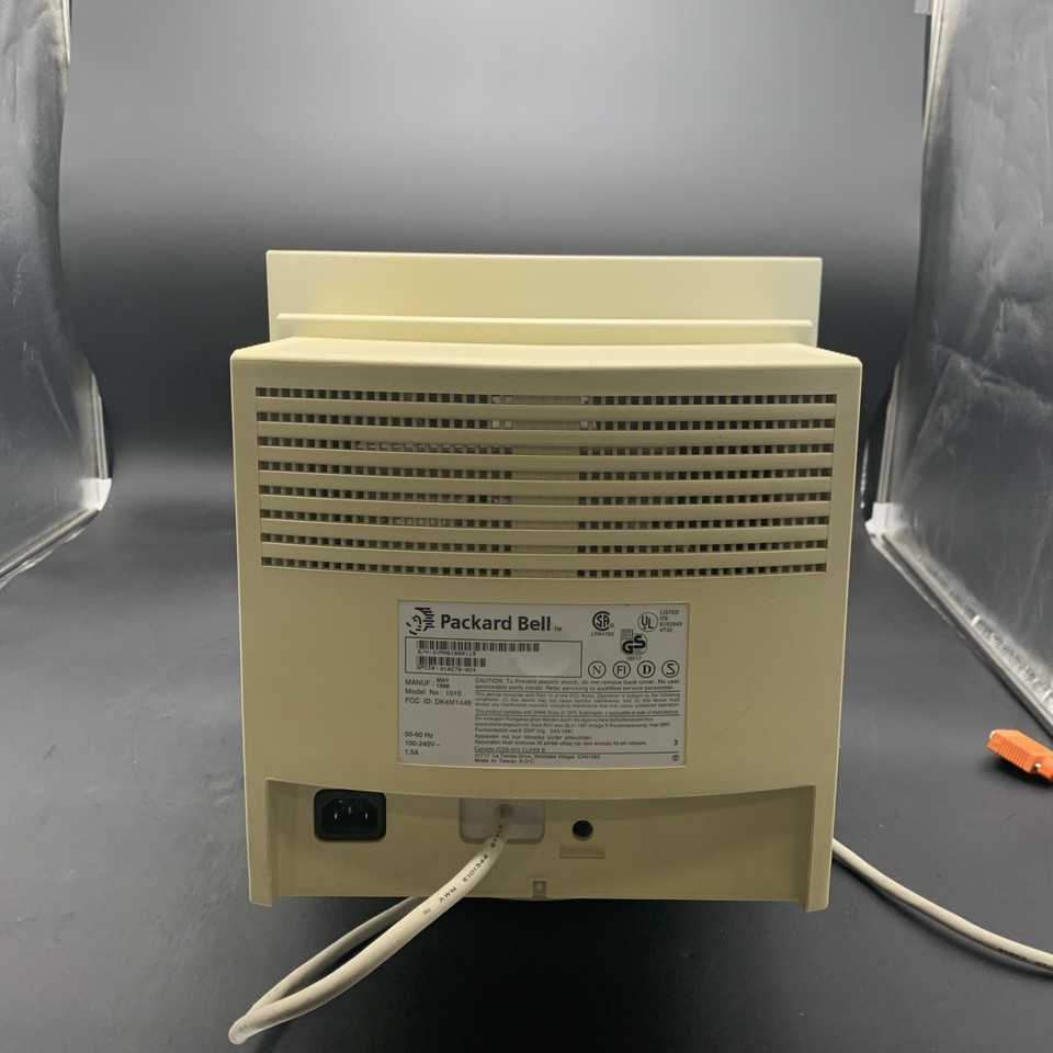 Vintage Packard Bell Multimedia 1010 13" CRT VGA Computer Monitor W ...