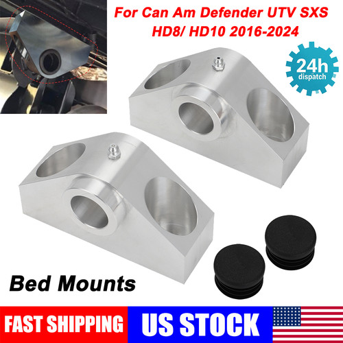 For Can-Am Defender Billet Dump Bed Hinge Mount Kit HD5 HD7 HD8 HD9 ...